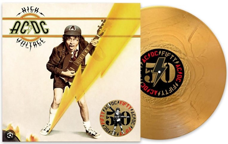 AC/DC - HIGH VOLTAGE (50TH ANNIVERSARY, COLORED) - Bakelit l AC/DC - HIGH VOLTAGE (50TH ANNIVERSARY, COLORED) - Bakelit l